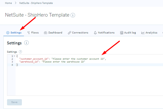 ShipHero - NetSuite QuickStart Template Implementation – Nova Module Help