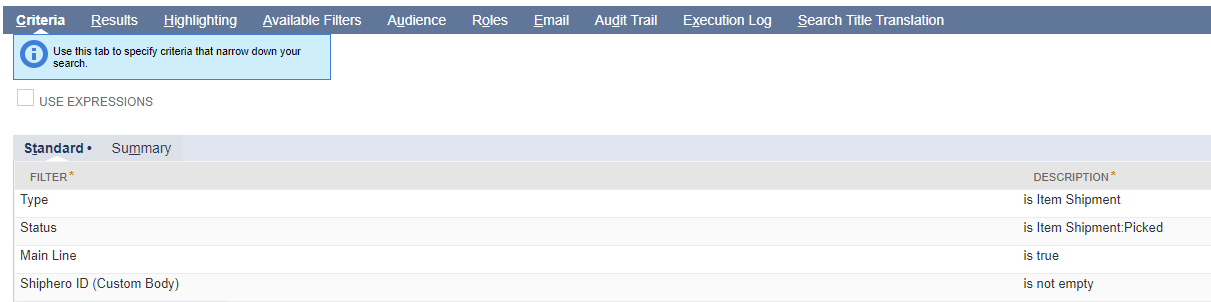 ShipHero - NetSuite QuickStart Template Implementation – Nova Module Help