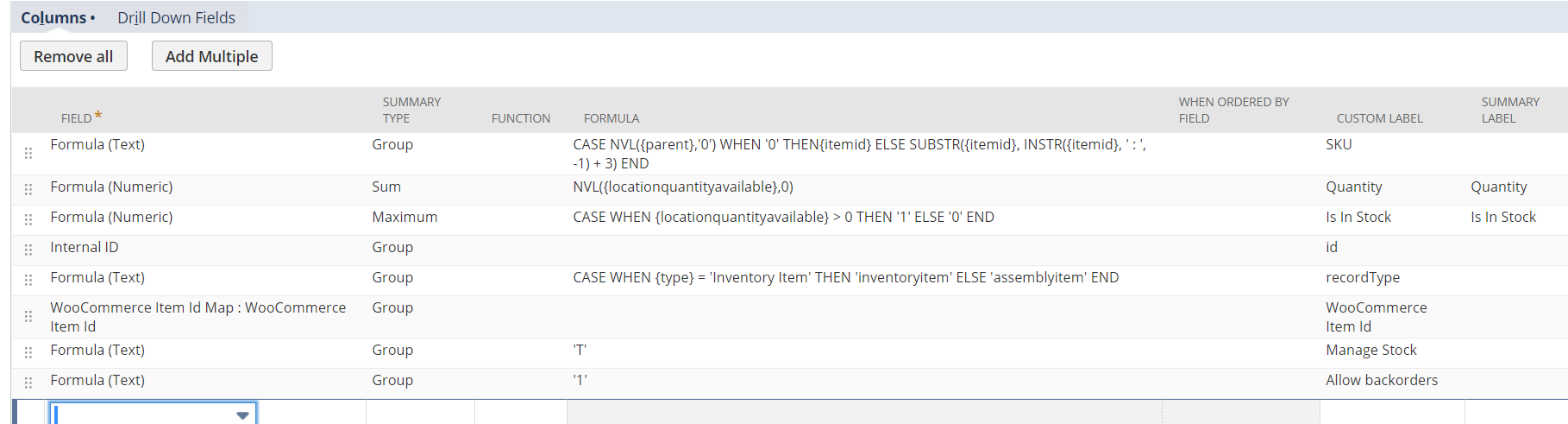 Configure - Inventory Flow – Nova Module Help